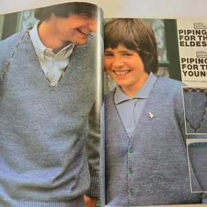 Mon Tricot Magazine Knit and Crochet for Family December 1980 Issue ...