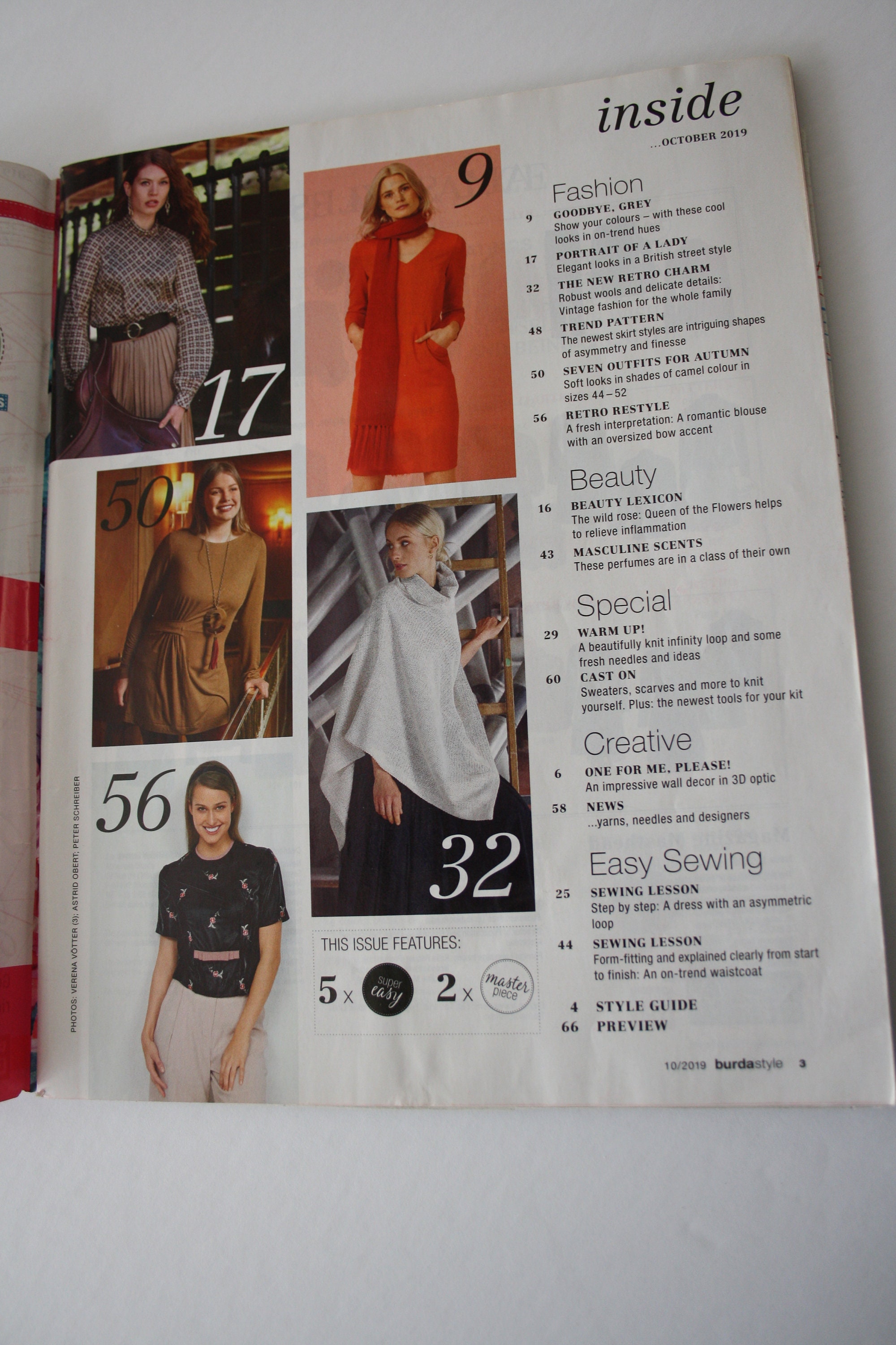 ENGLISH Burda Magazine Sewing Patterns English Language Fall | Etsy Canada