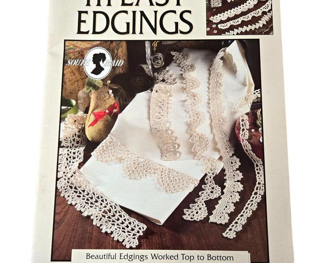 111 Easy EDGINGS Crochet Patterns 2924 Leisure Arts Lace Thread Crochet ...