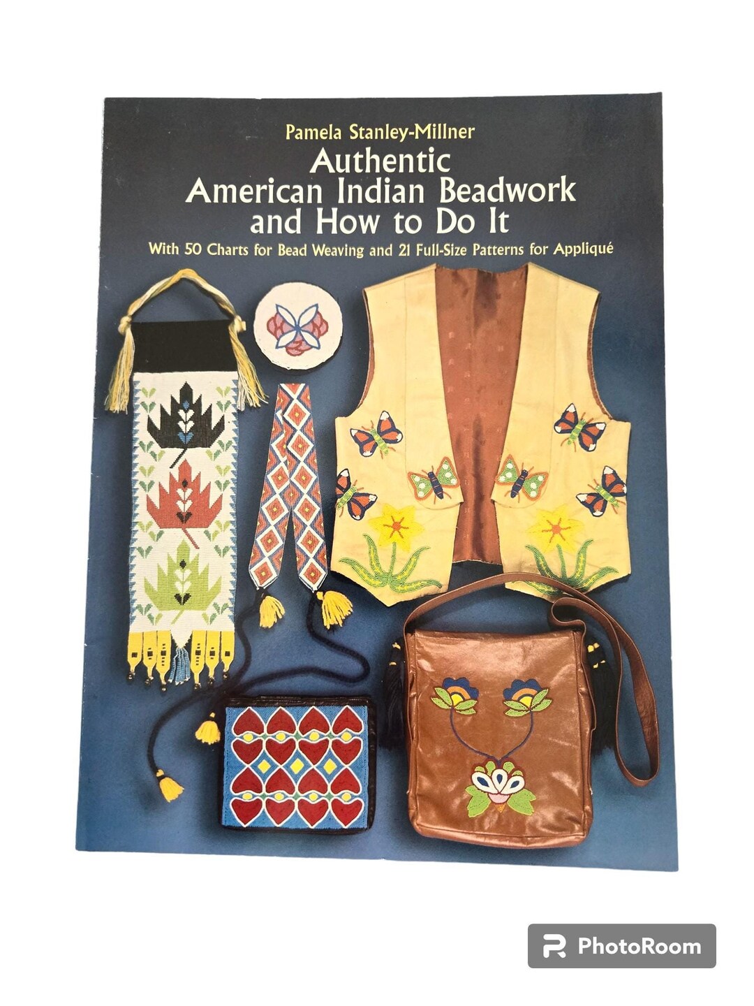 OVER 50 Chart Patterns Bead Weaving 21 Full-size Patterns for Applique, American Indian Beadwork ...