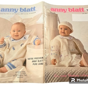 ANNY Blatt Baby Knitting Pattern Book 109 ADORABLE Baby Sweaters Hats ...