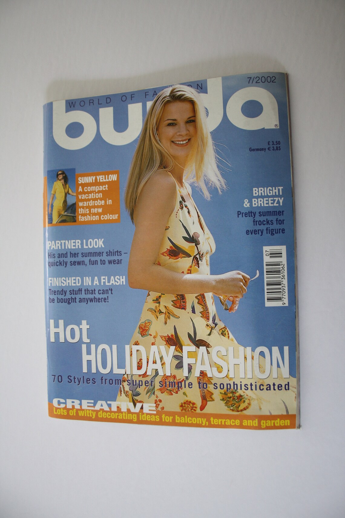 ENGLISH Burda Magazine ENGLISH World of Fashion Sewing | Etsy