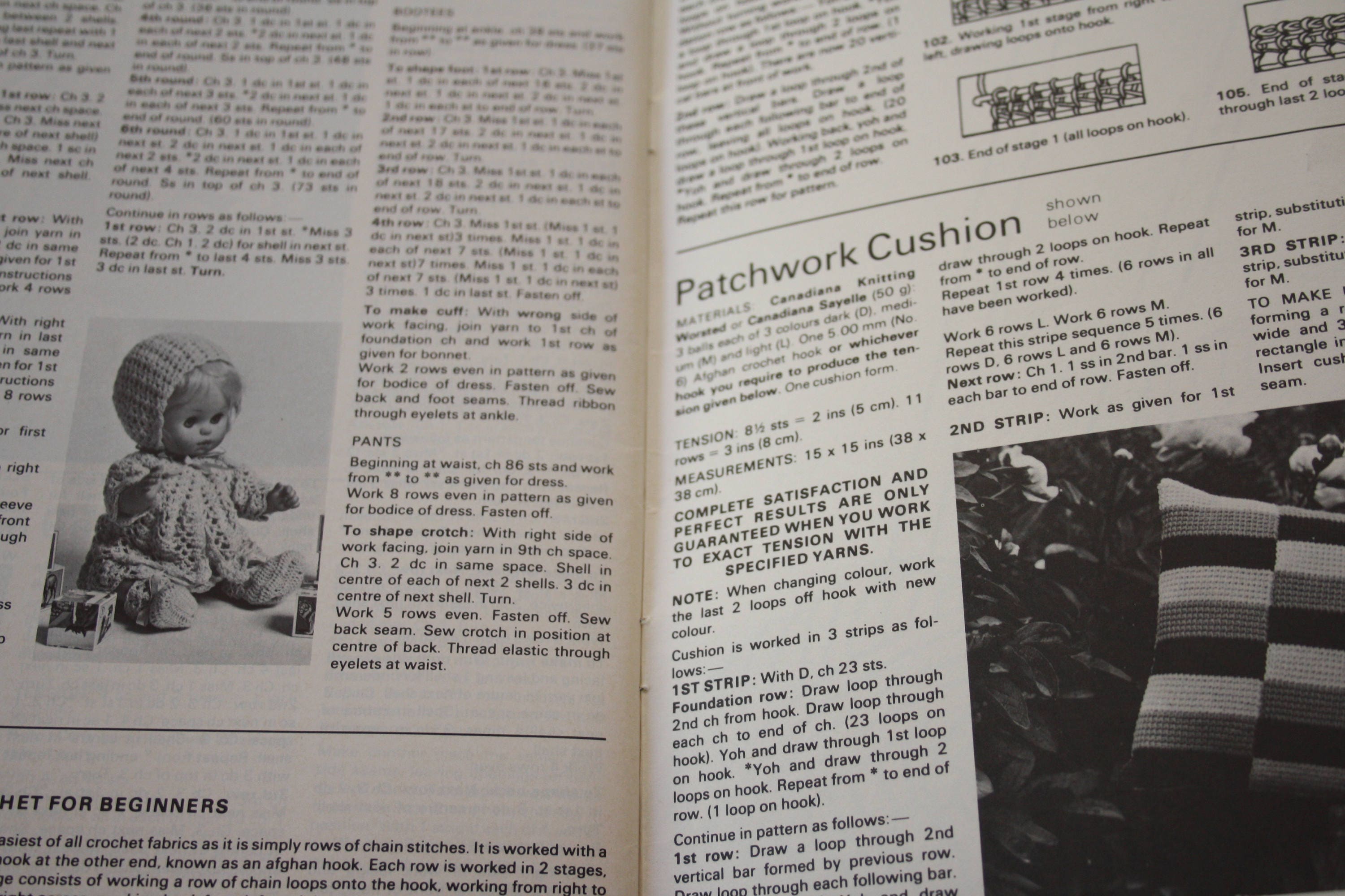 Patons Beehive 400 LEARN to CROCHET and KNIT Book Woolcraft - Etsy Canada