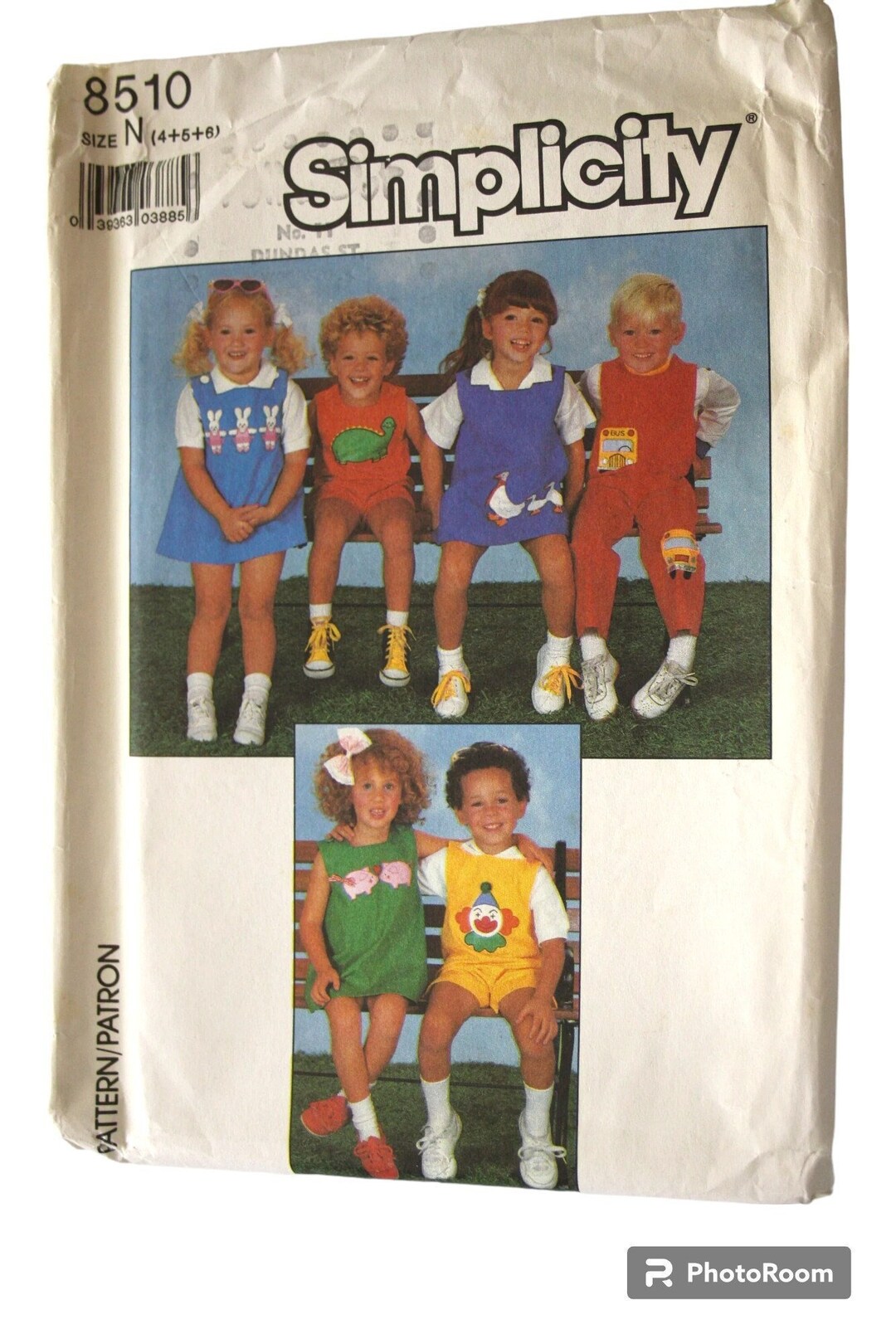 Childs Overalls Pattern Size 4 5 6 Plus Jumper Sunsuit Dungarees With ...