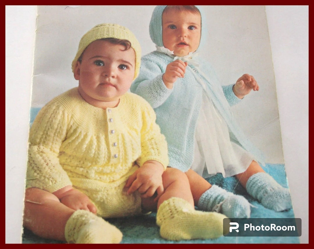 Patons Beehive 117 BABY Knitting Crocheting Patterns Includes Baby ...