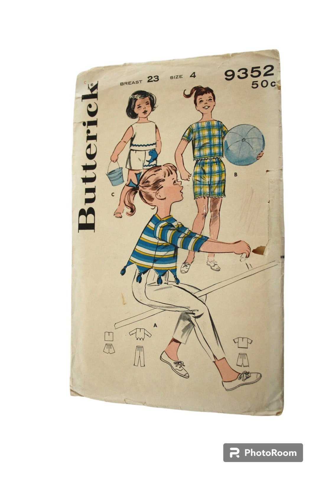 1960s UNCUT Sewing Pattern Girls Shorts, Jamaican Shorts, Capris and ...