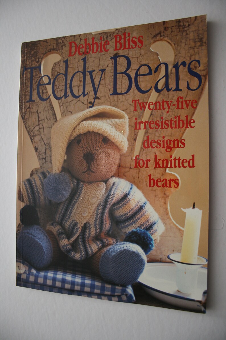 25 Knitted Teddy Bears Patterns By Debbie Bliss Toy Bears Etsy