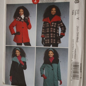 Women's REVERSIBLE COAT Pattern Easy Two Hour Sewing Pattern Misses ...