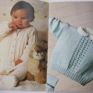 Patons 478 BABY Knitting Patterns for Sweaters Tops Cardigans, Beehive ...