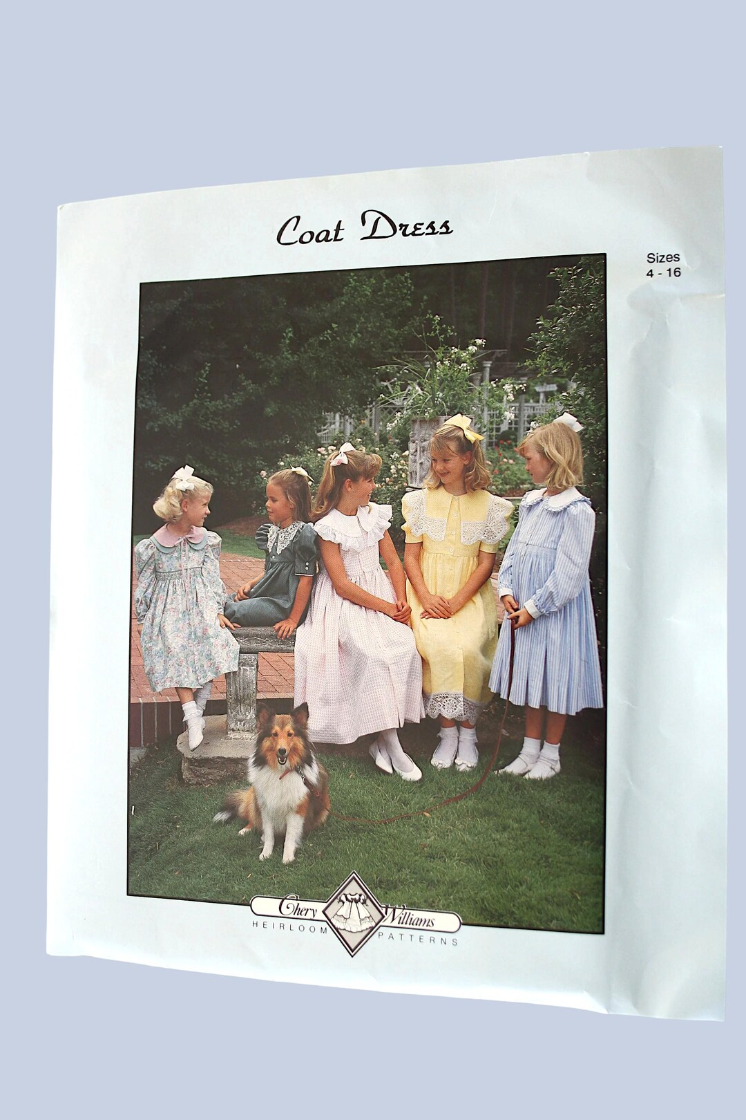 Heirloom and Smocking Dress Patterns Girls Teens Size 4 to 16 Coat ...