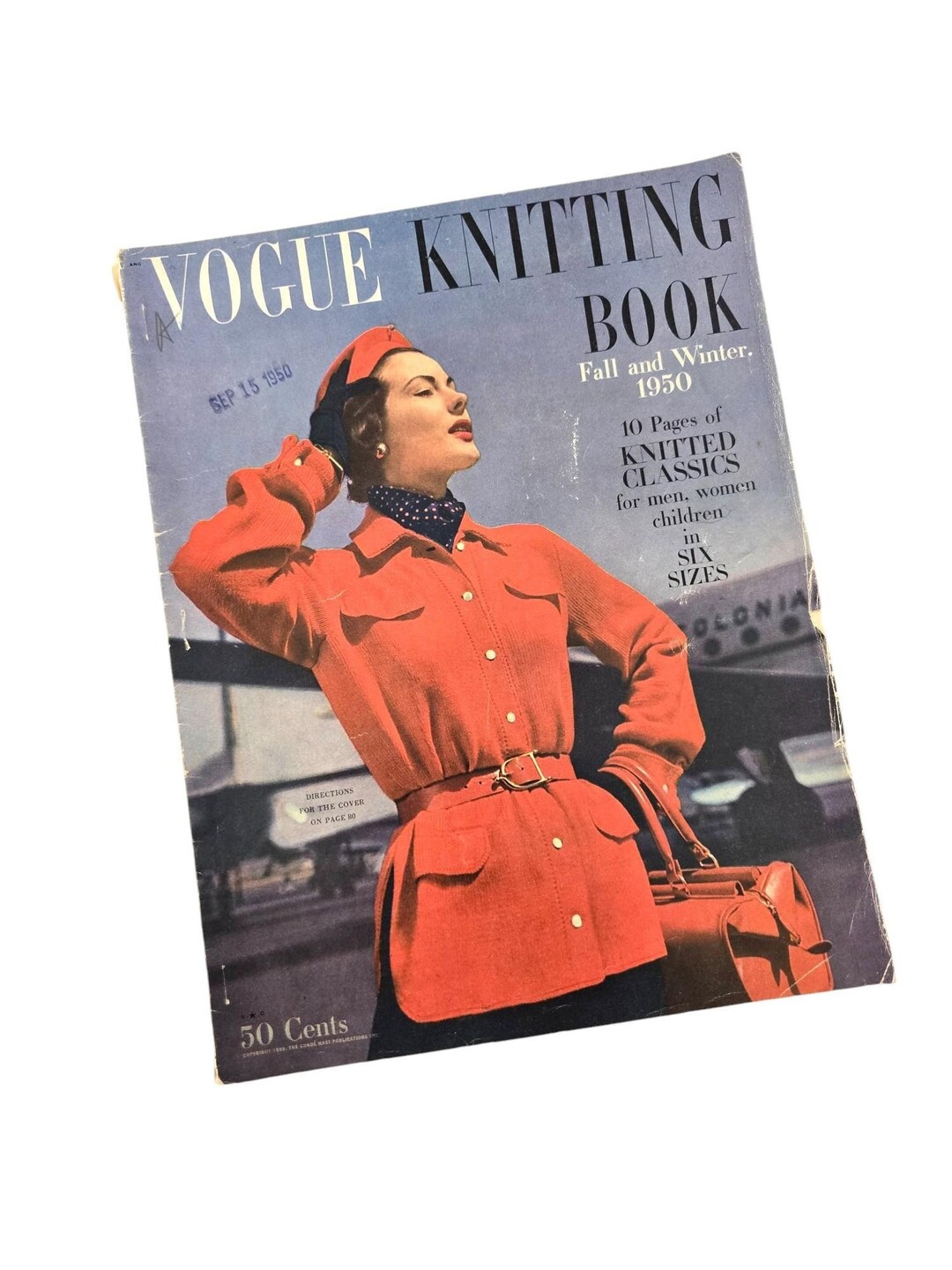 1950s Vogue Knitting Book Vintage Knitting Patterns 1959 Magazine Issue ...