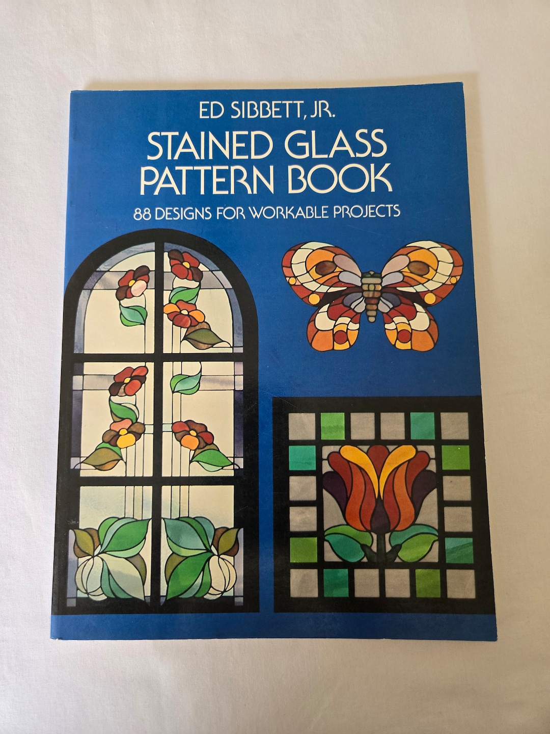 STAINED Glass Pattern Book, 88 Designs for Workable Projects by Ed ...