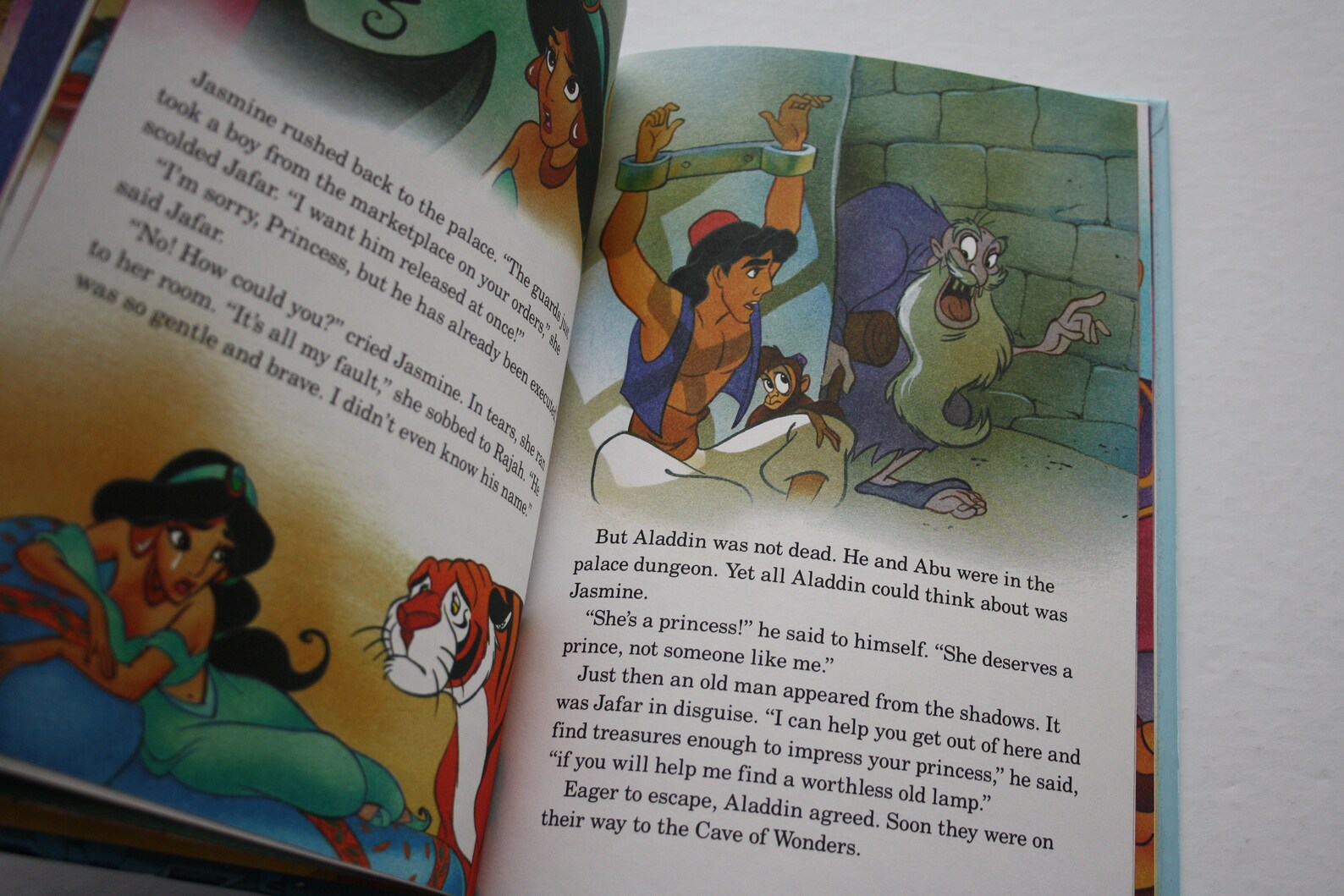 Aladdin Disney Book Wonderful World of Reading Vintage 1993 - Etsy