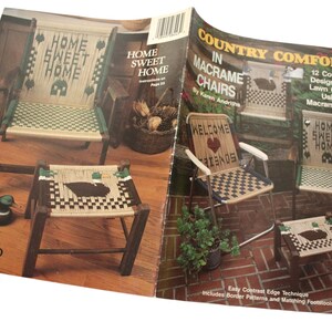 Macrame Cording Chair Design Patterns Lawn Patio and Beach Chairs ...