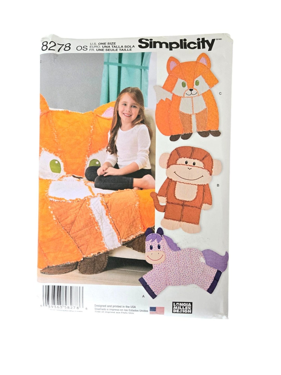 RAG QUILT Patterns for Children Girls Boys Make a Rag Quilt Horse ...
