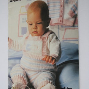 Patons 478 BABY Knitting Patterns for Sweaters Tops Cardigans, Beehive ...