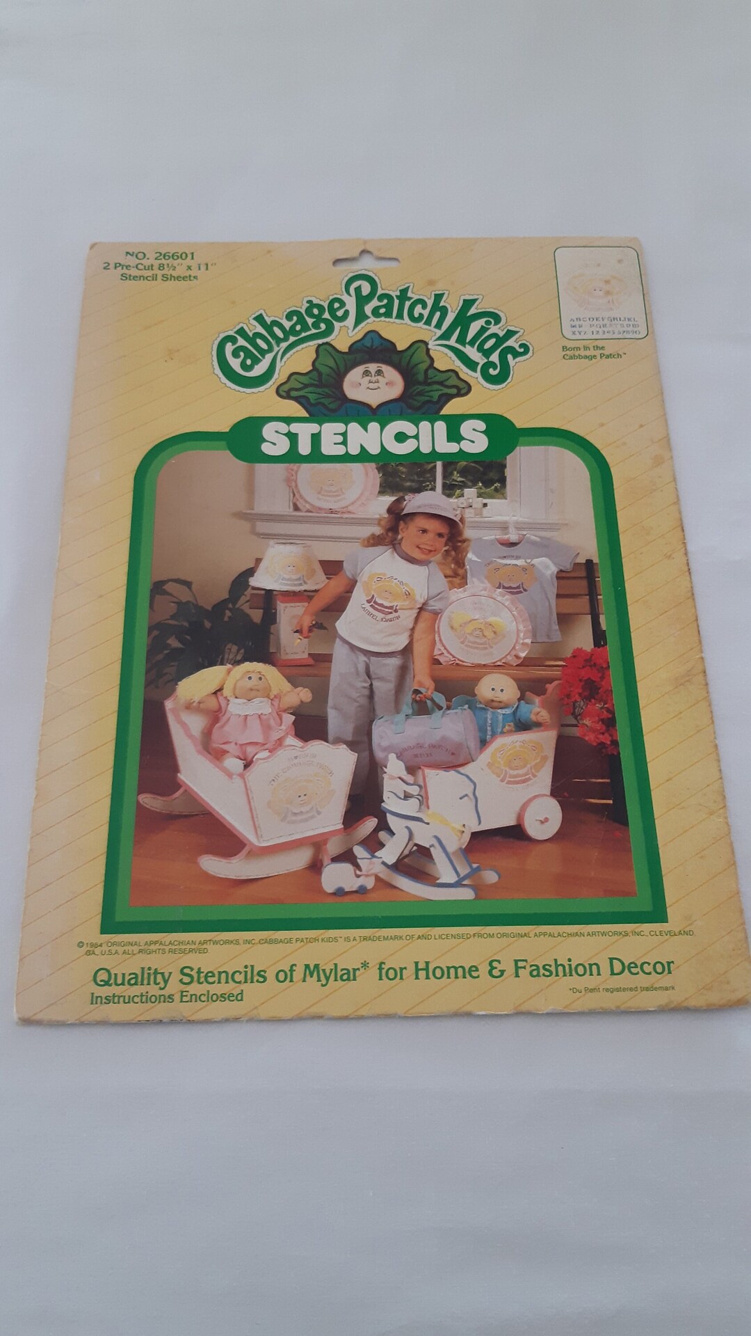 Cabbage Patch STENCILS Stencils Born in the Cabbage Patch - Etsy