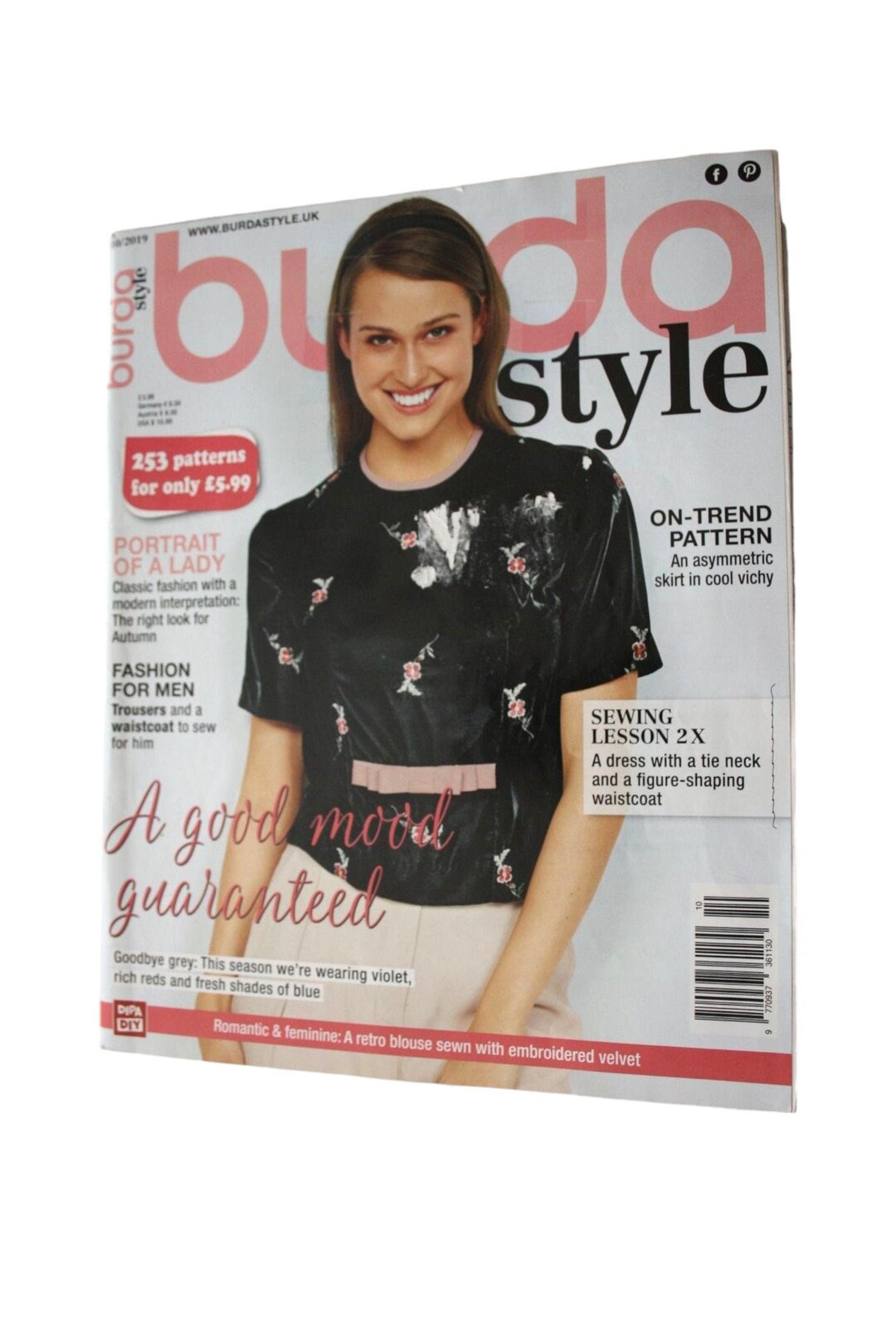 Burda Magazine ENGLISH Sewing Patterns English Language Fall Burda ...