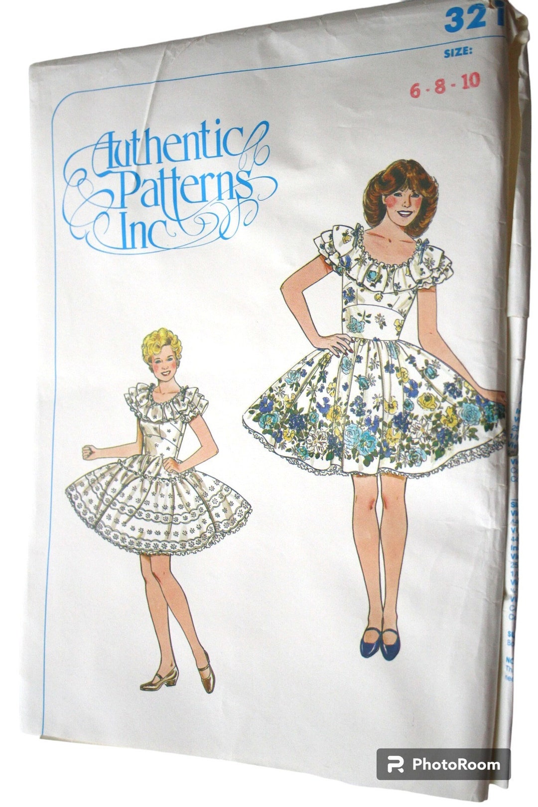 Square Dance Dress Pattern UNCUT by Authentic 321 Patterns Inc. Women's ...