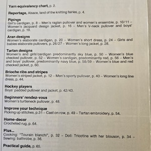 Mon Tricot Magazine Knit and Crochet for Family December 1980 Issue ...