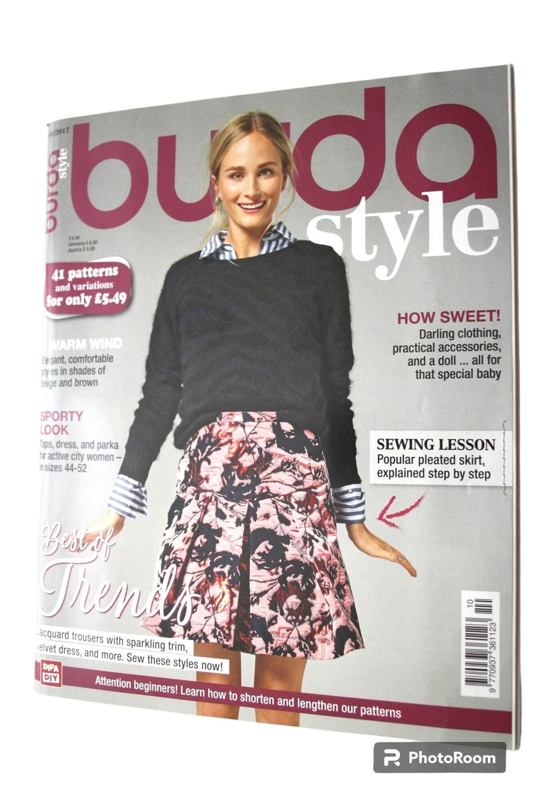 Burda Magazine Sewing Patterns English Language Burda Style October ...