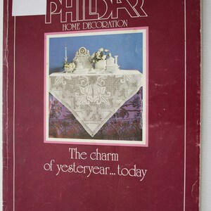Phildar CROCHET Patterns Home Decoration the Charm of Yesteryear Today ...