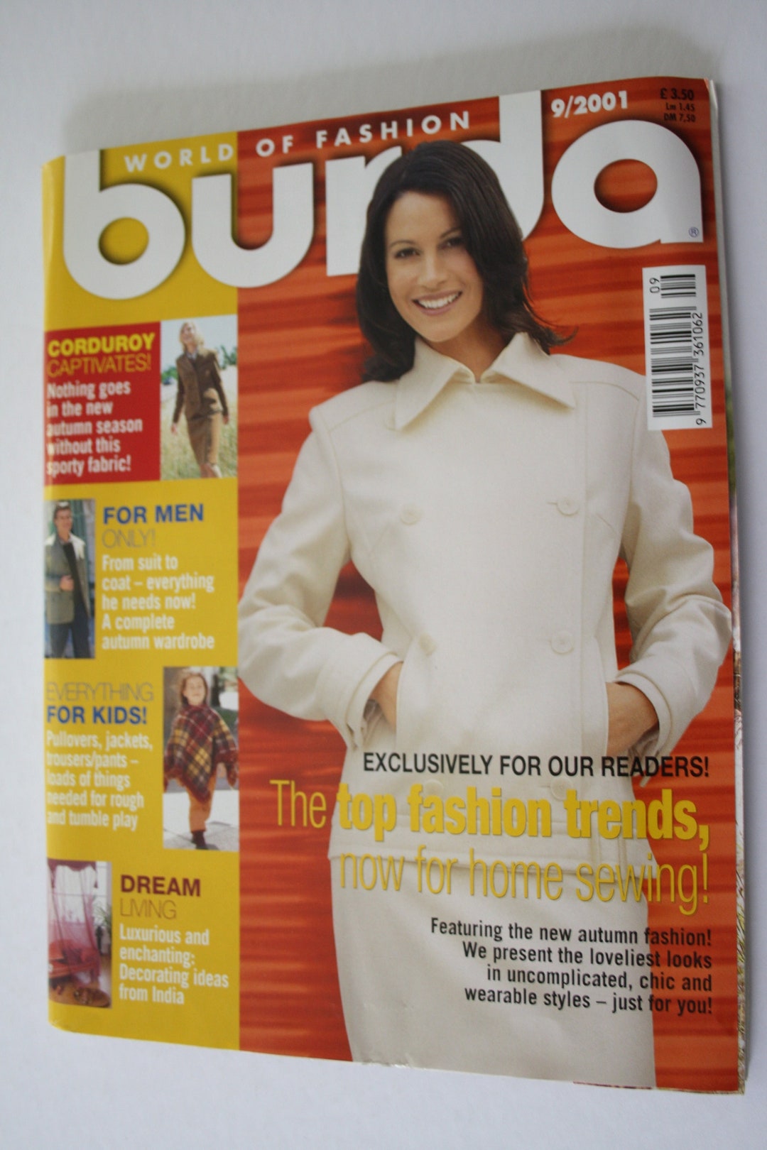 ENGLISH Burda Magazine World of Fashion Burda Sewing Patterns English ...