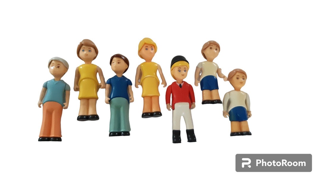Set of 7 Vintage Little Tikes People /family for Little Tikes Dollhouse ...