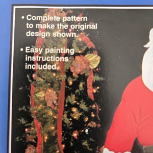 SANTA LIFESIZE Woodworking Pattern Christmas Woodcraft, the Winfield ...
