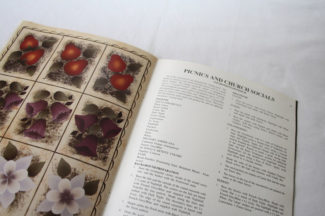 Tolehaven Collection Volume V 5, Tole Painting Patterns Book by Gail ...
