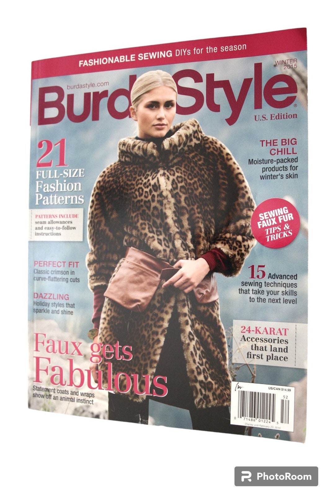 Burda Magazine English Language Burda Style Winter 2015 All UNUSED ...