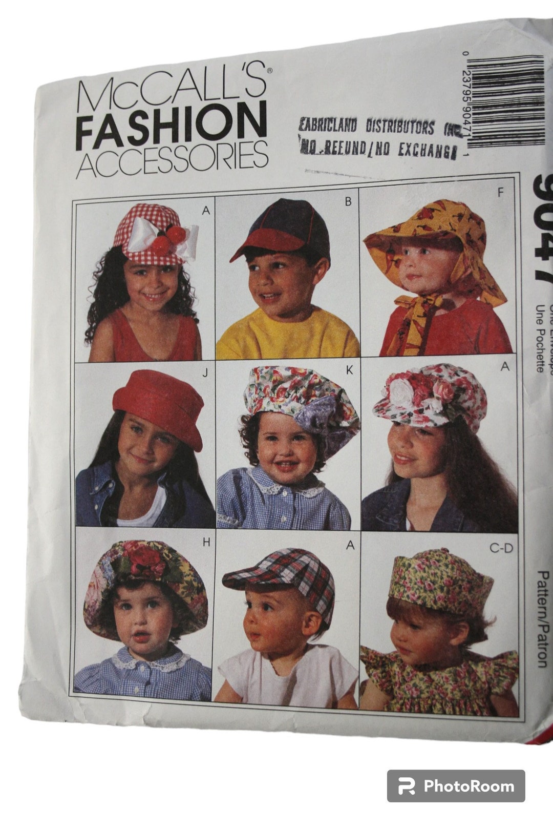 Hats Patterns Children's Sailor Hat, Bush /sun /beret /fedora / Newsboy ...