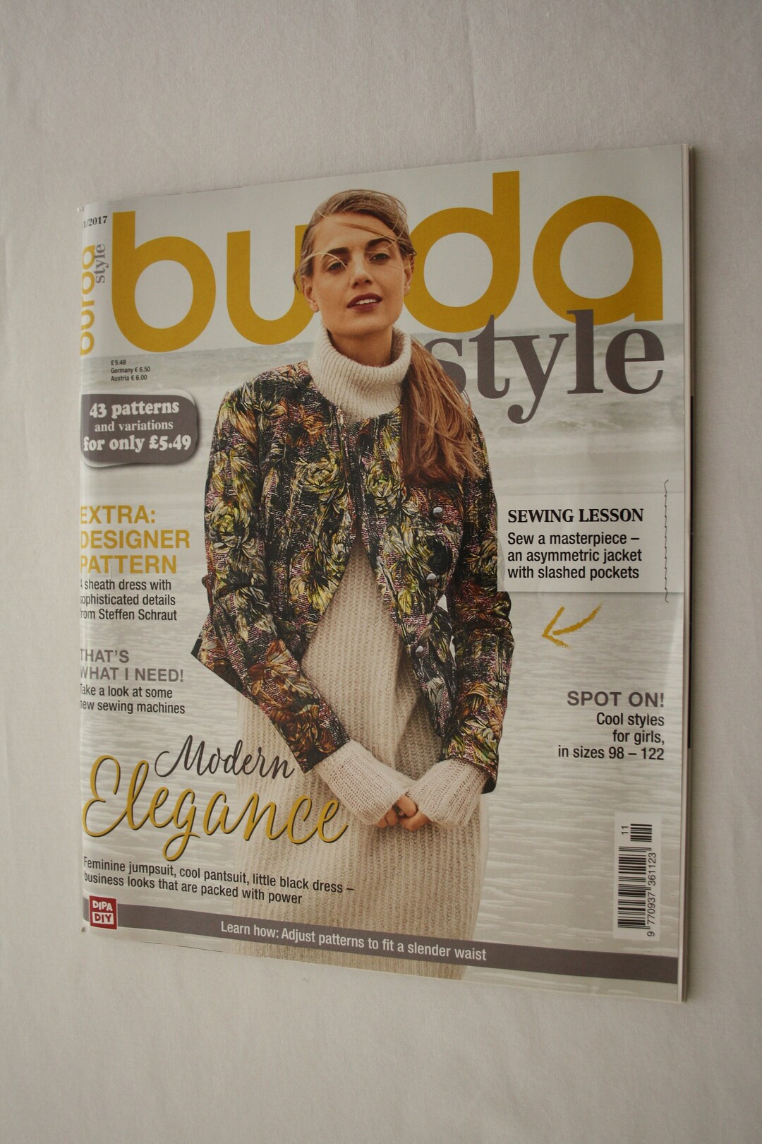 Burda STYLE Magazine ENGLISH Language November 2017 /11 Issue UNUSED ...