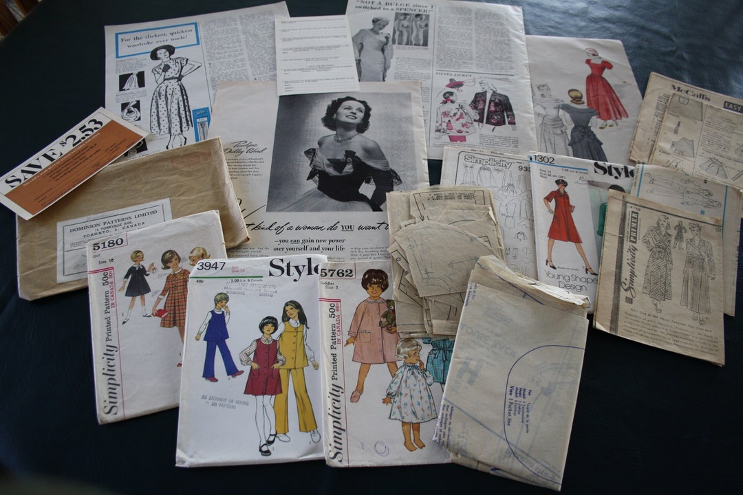 Vintage Sewing Ephemera for Scrapbooking 1940s Magazine Pages and ...