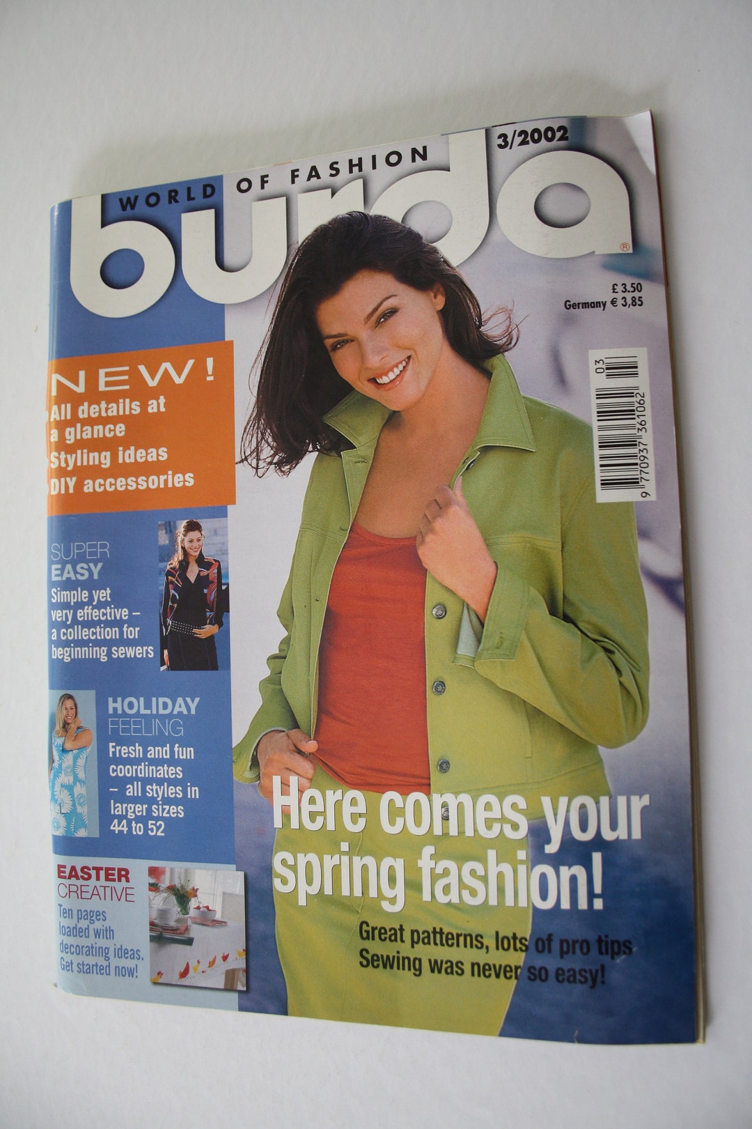 ENGLISH Burda Magazine World of Fashion Burda Sewing Patterns English ...