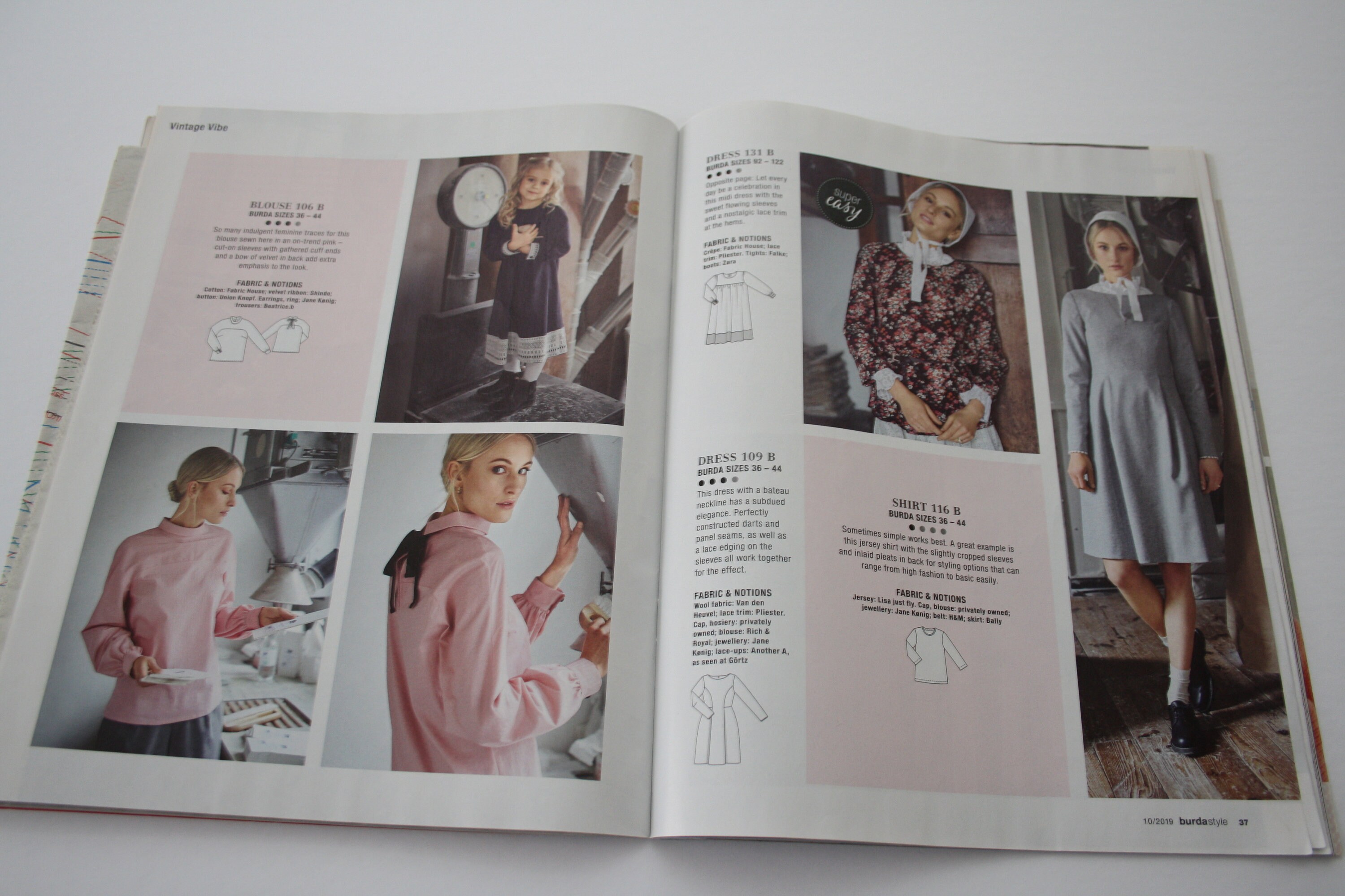 ENGLISH Burda Magazine Sewing Patterns English Language Fall | Etsy Canada