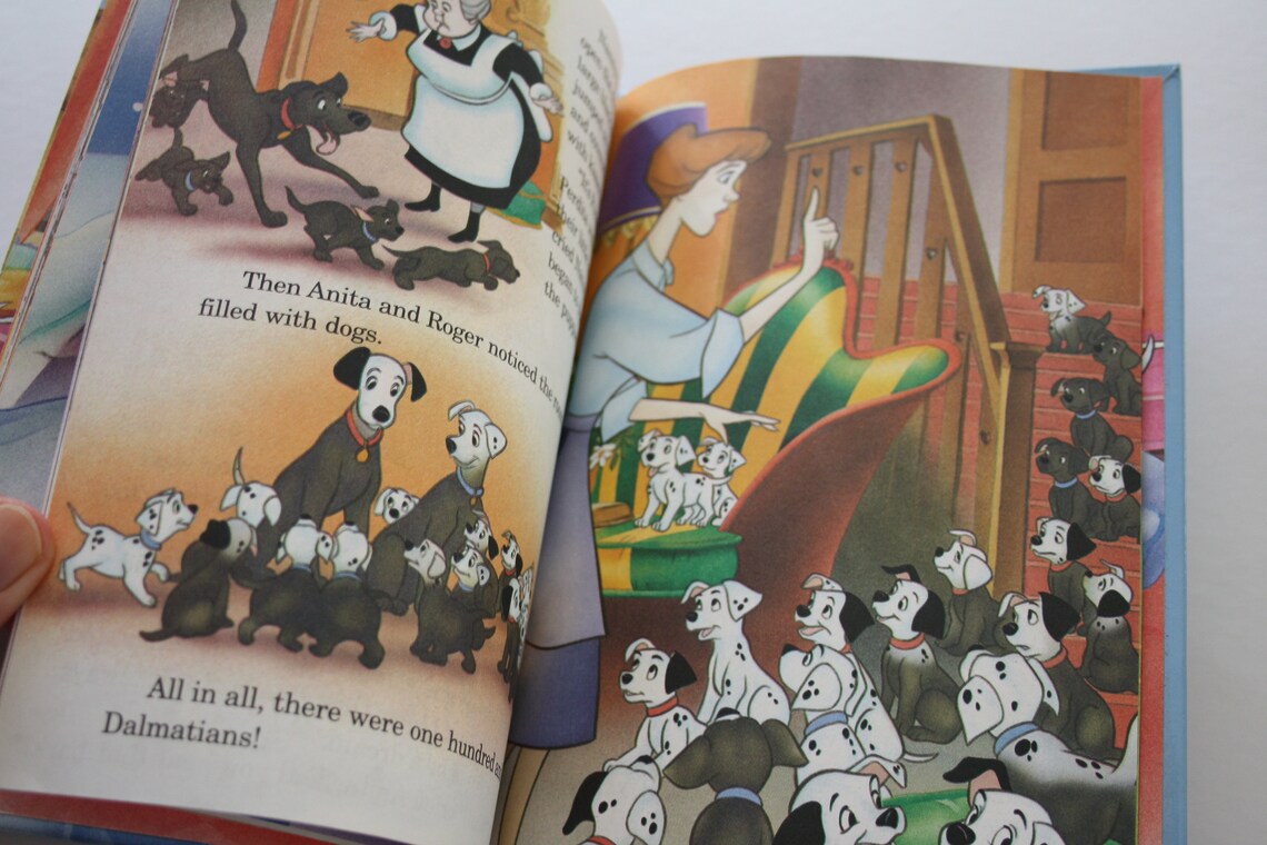 BOOK 101 Dalmatians Disney Book Wonderful World of Reading - Etsy