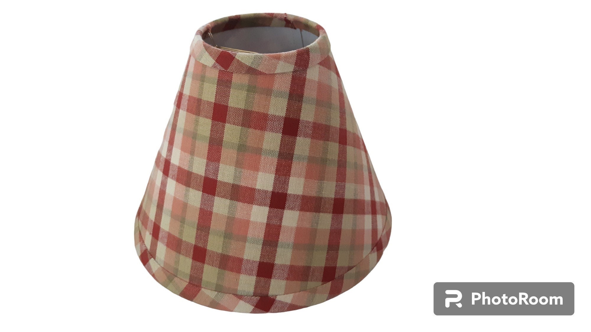 LAMPSHADE New VINTAGE Country Primitive Table Lamp Shades Green ...