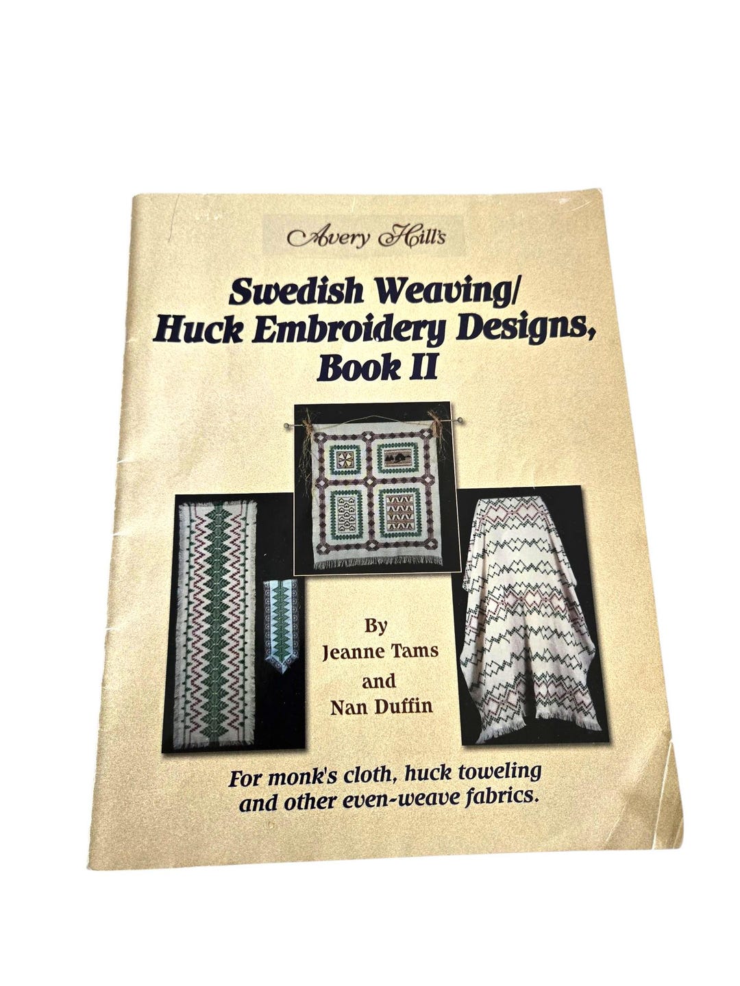 PATTERNS Swedish Weaving Huck Embroidery for Monks Cloth Avery Hill's ...