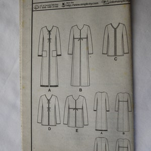 Women's Size 10-22 Jacket Patterns 5 EASY Options Length Variations ...