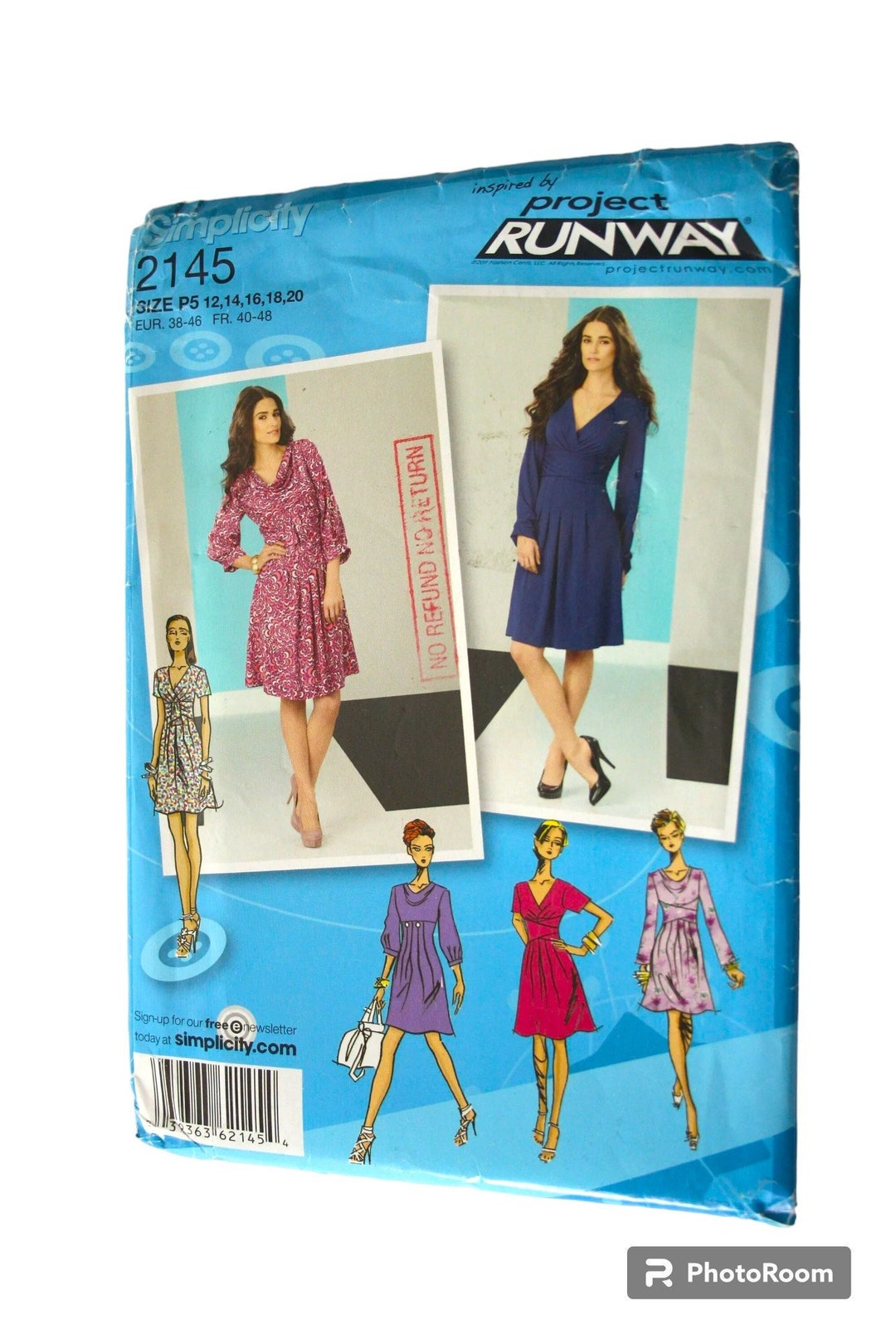 Dress Pattern Raised /empire Waist and Deep V Neckline or Cowl Neckline ...