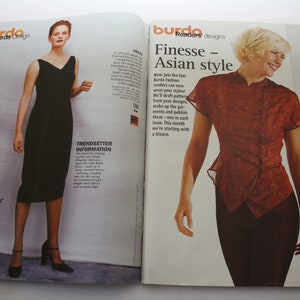 ENGLISH Burda Magazine World of Fashion Burda Sewing Patterns English ...