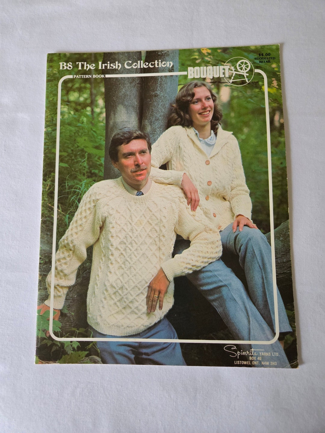 14 Irish Knitting Patterns Aran Style Cardigans Sweaters Jackets ...
