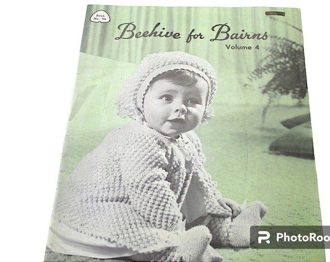 Vintage Knitting Patterns for Baby Sweaters Coats Booties Lace Shawl ...