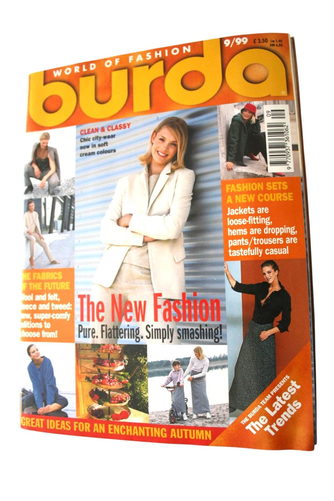 Burda Magazine Sewing Patterns ENGLISH World of Fashion Fall /autumn ...