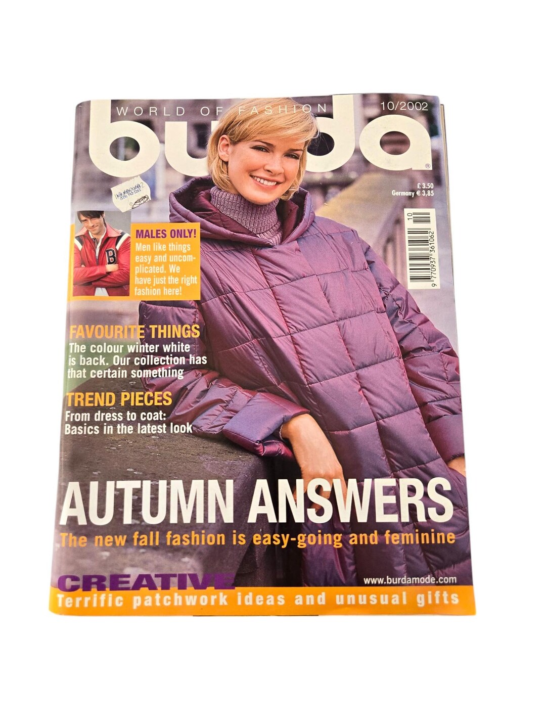 ENGLISH Burda Magazine World of Fashion Burda October 2002 /10 ALL ...