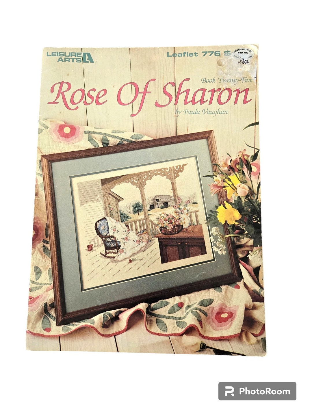 Paula Vaughan Cross Stitch Pattern Rose of Sharon Leisure Arts 776 ...