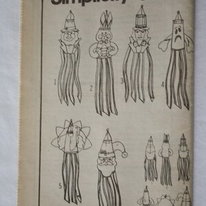 WINDSOCK Patterns Holiday Windsocks Turkey /santa /uncle Sam /bunny ...