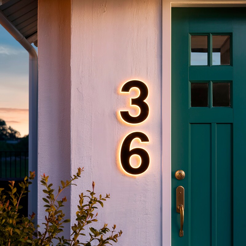 Led House Number - Etsy