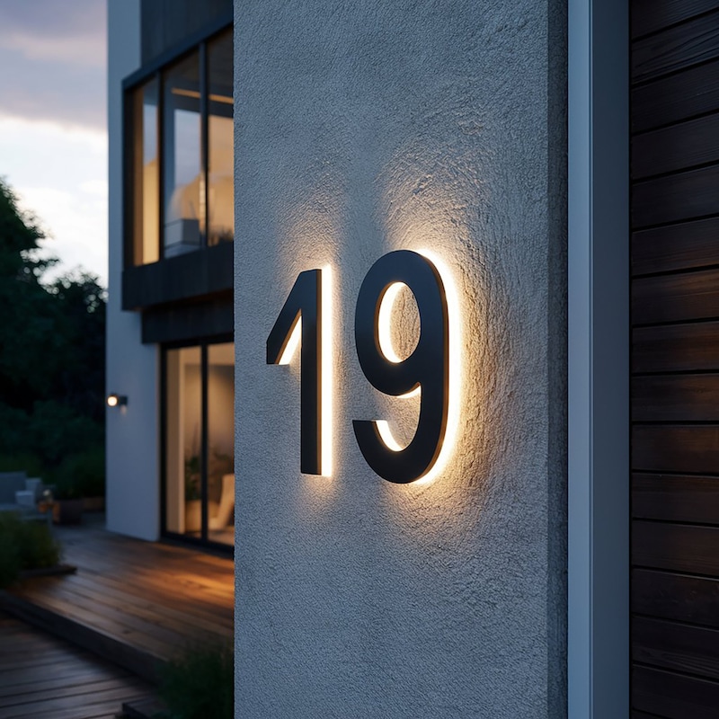 Led House Number - Etsy